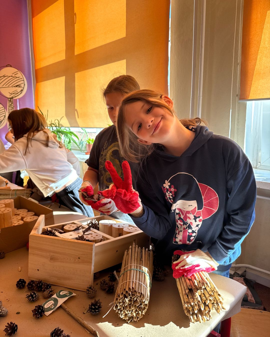 Talleres de construcción de casas para insectos en el Complejo Escolar ...